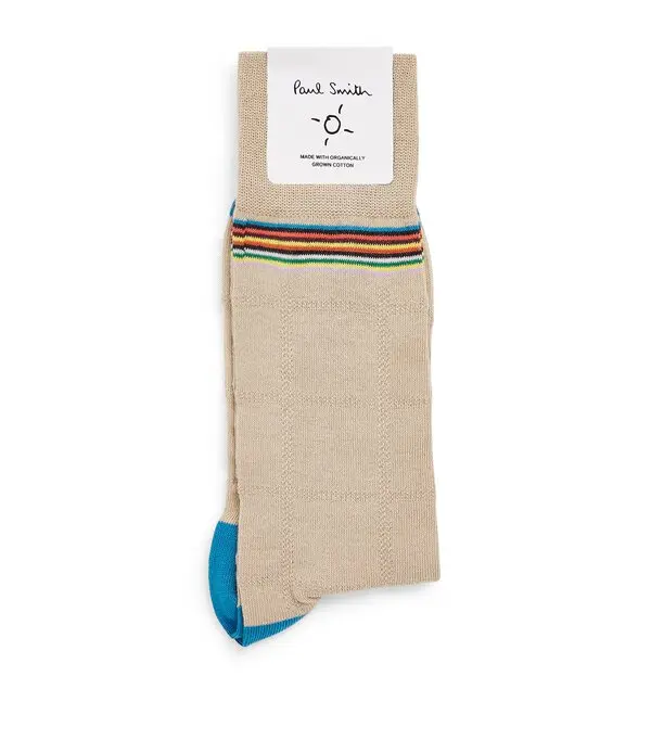 Paul Smith Michael Chq Socks - Brown