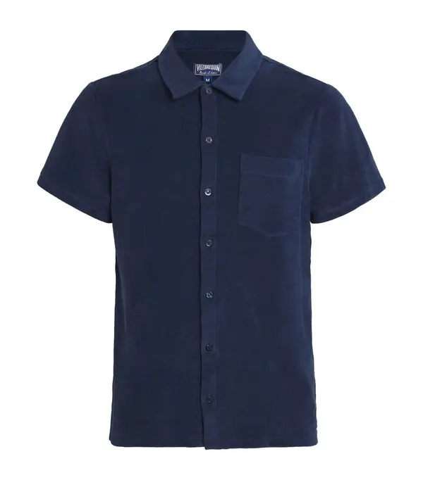 Vilebrequin Organic Cotton Terry-blend Charli Shirt - Blue