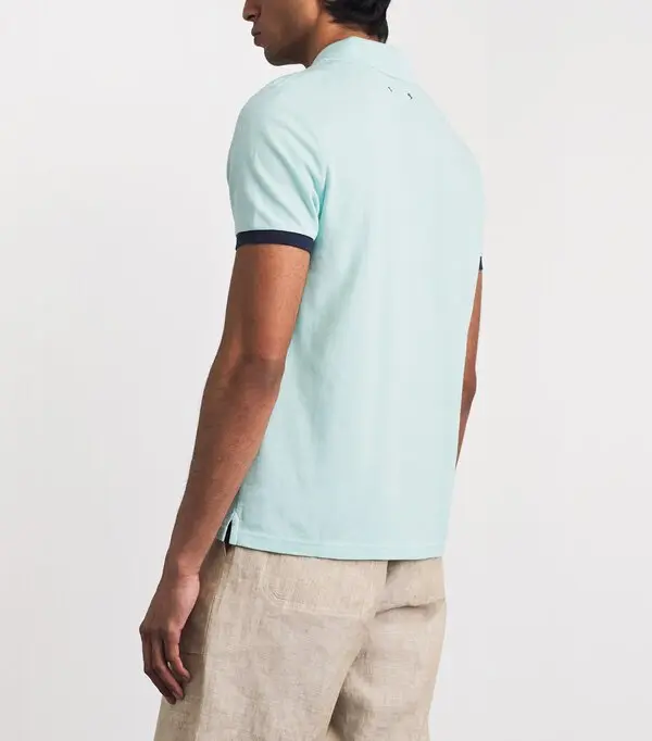 Vilebrequin Organic Cotton Palatin Polo Shirt - Blue