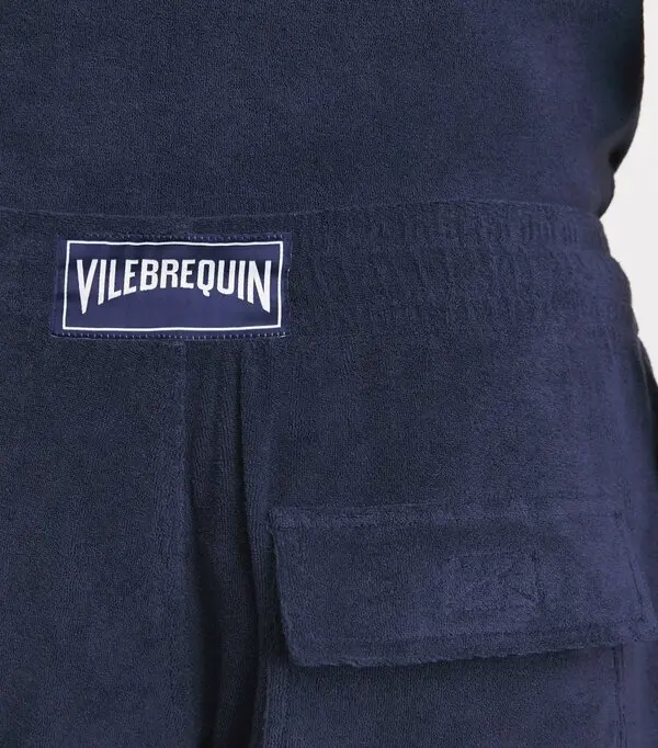 Vilebrequin Organic Cotton Terry-blend Bolide Shorts - Blue