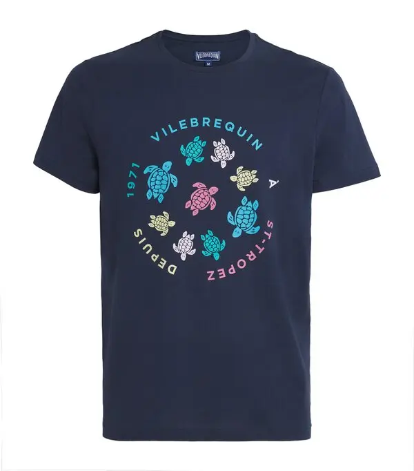Vilebrequin Cotton Logo Turtle T-shirt