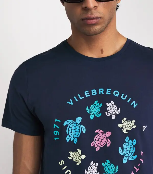 Vilebrequin Cotton Logo Turtle T-shirt