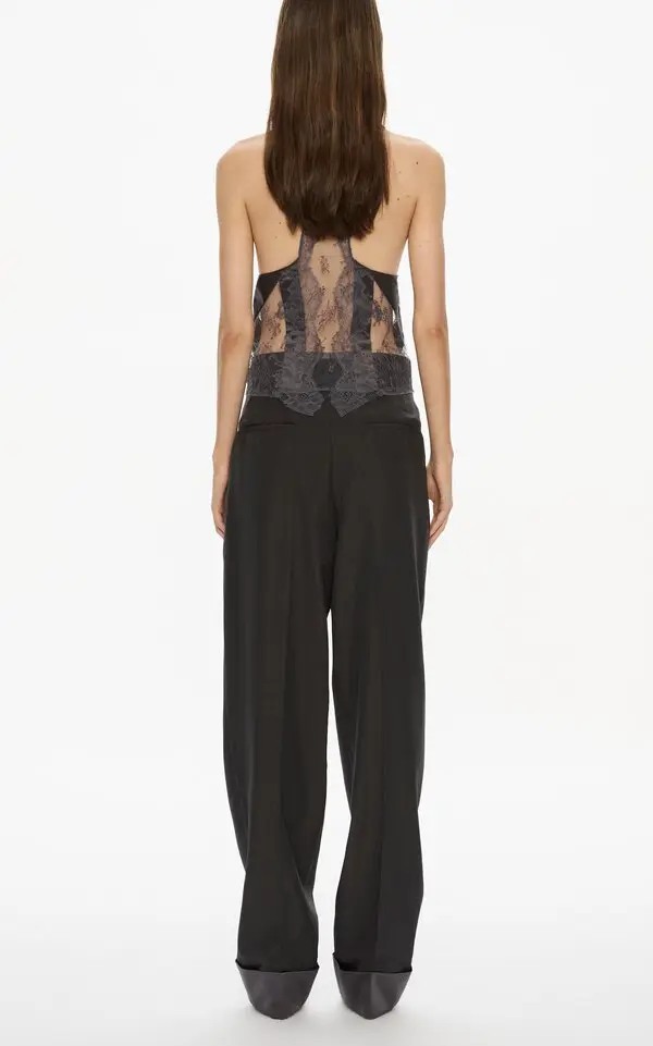 Christopher Esber Rowan Sateen Wide-leg Pants