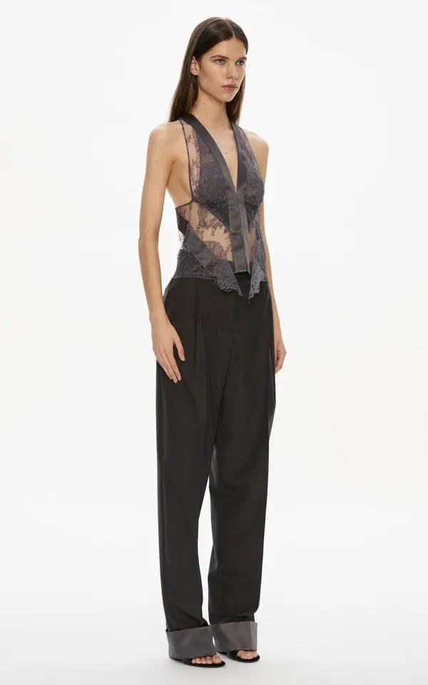 Christopher Esber Rowan Sateen Wide-leg Pants