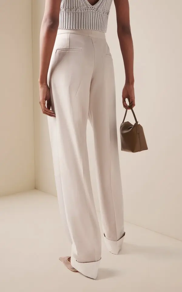 Christopher Esber Rowan Sateen Wide-leg Pants