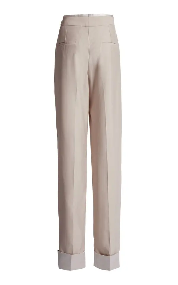 Christopher Esber Rowan Sateen Wide-leg Pants