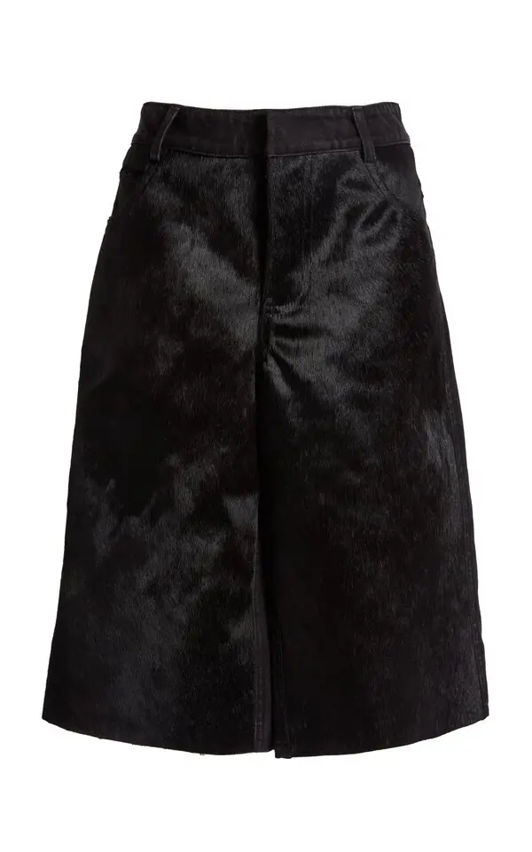 Christopher Esber Elson Haircalf Denim Shorts