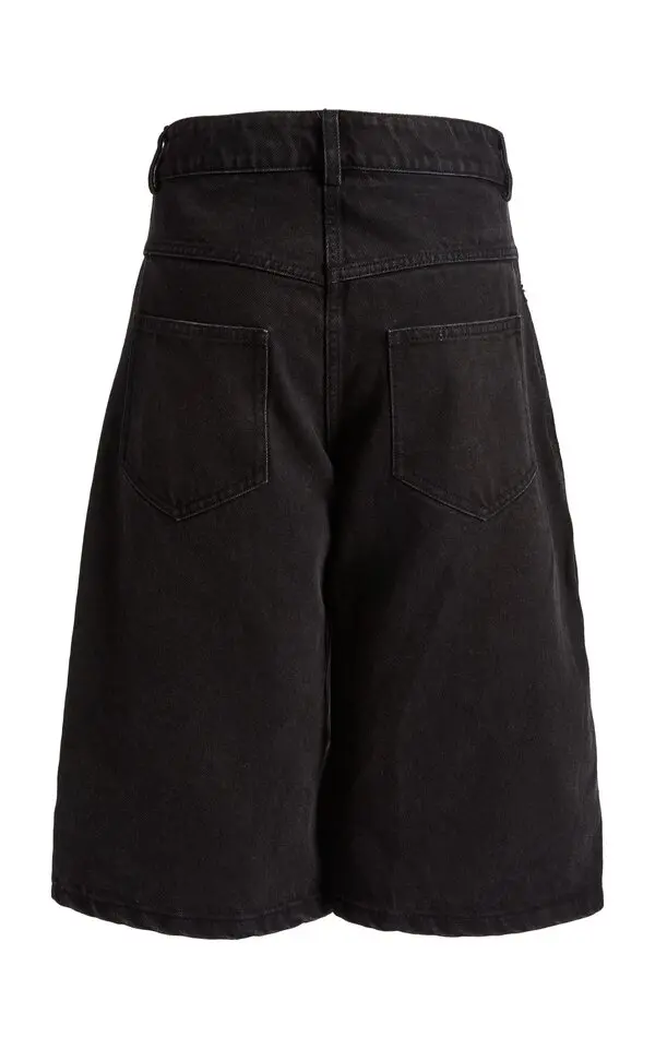 Christopher Esber Elson Haircalf Denim Shorts