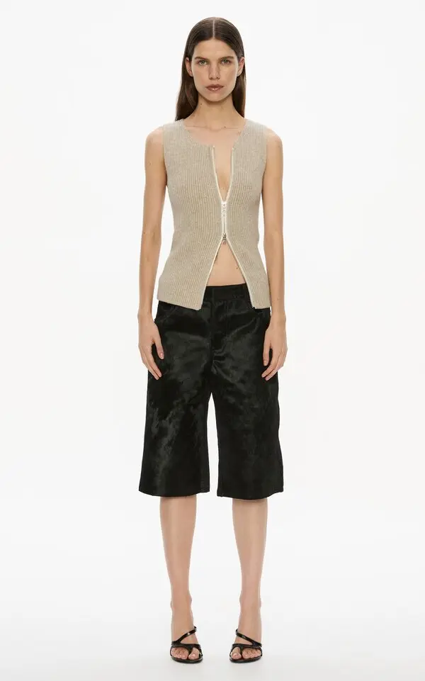 Christopher Esber Elson Haircalf Denim Shorts