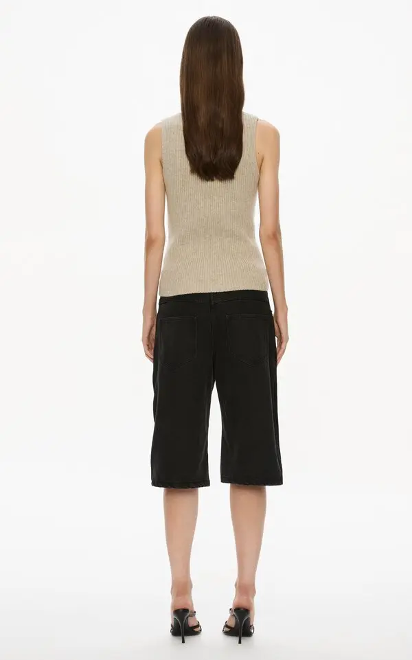 Christopher Esber Elson Haircalf Denim Shorts