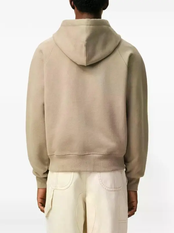 AMI Paris De Coeur Logo Zipped Hoodie