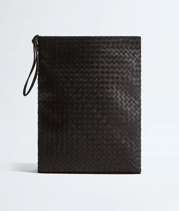 Bottega Veneta Giornale Pouch - Espresso