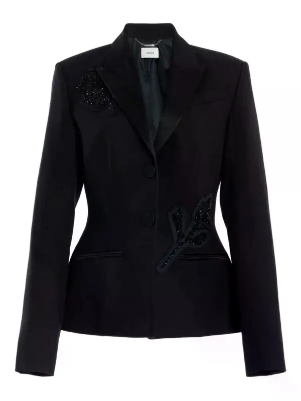 Erdem Single-breasted Embellished Blazer