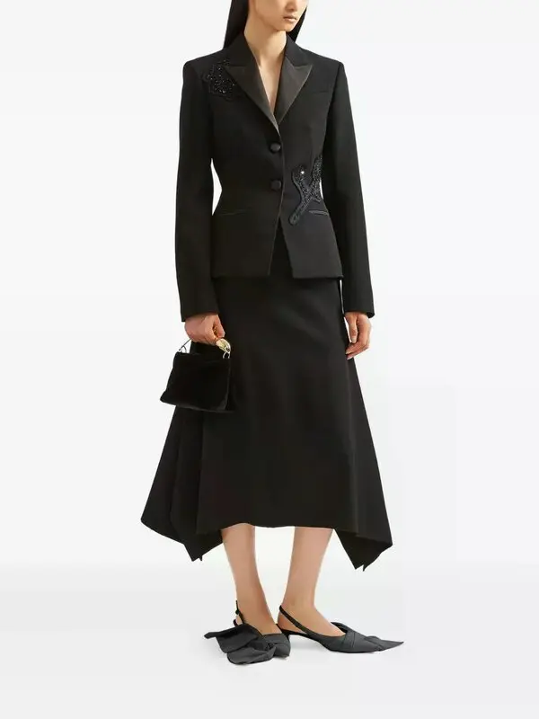 Erdem Single-breasted Embellished Blazer