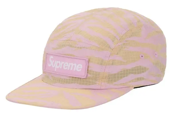 Supreme Tiger Camo Ripstop Camp Cap - Pink