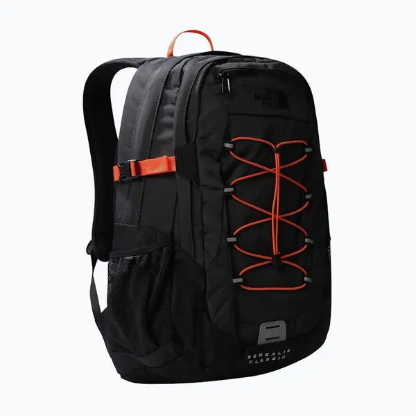 The North Face Borealis Classic Backpack - Asphalt Grey/retro Orange