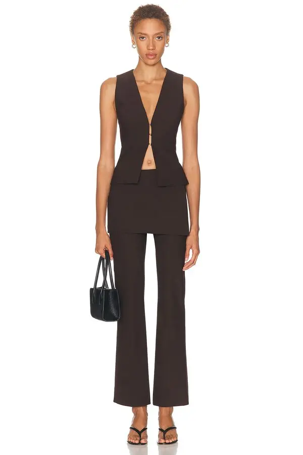 EAVES X Jasmine Tookes Jade Vest Top