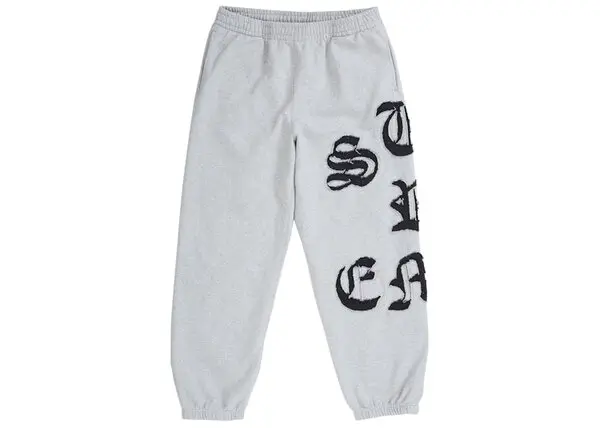 Supreme Cut Out Sweatpant - Heather Grey