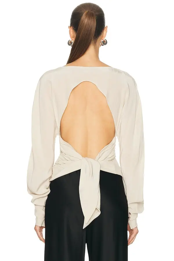 EAVES Amari Open Back Top