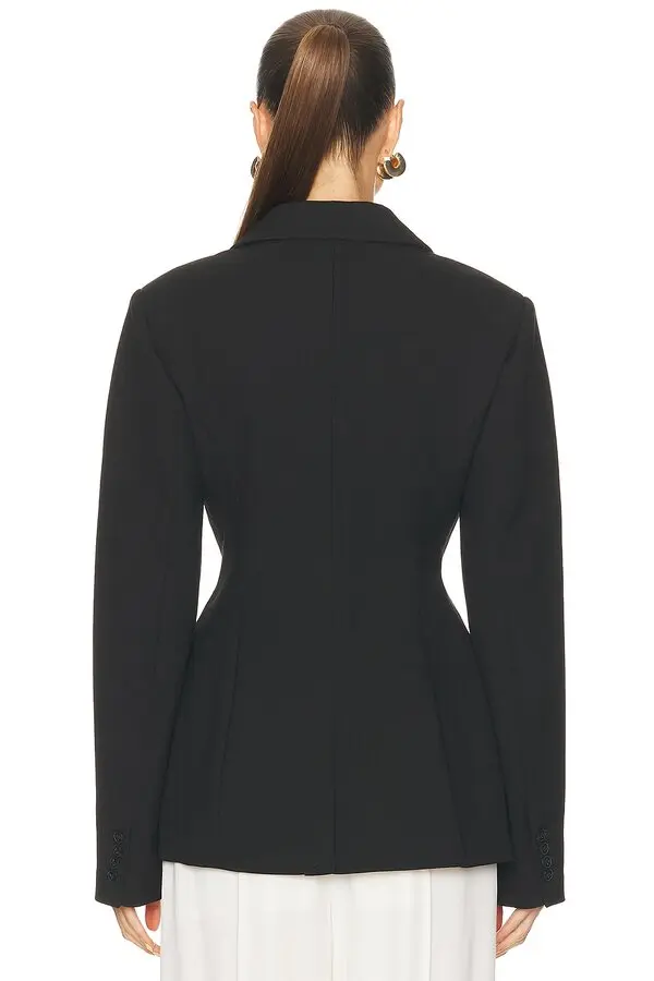 EAVES Kari Classic Suiting Blazer - Black
