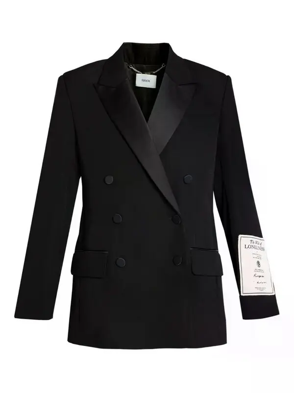 Erdem Wool Double-breasted Blazer