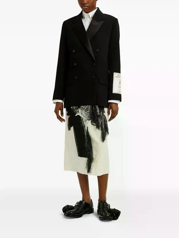 Erdem Wool Double-breasted Blazer