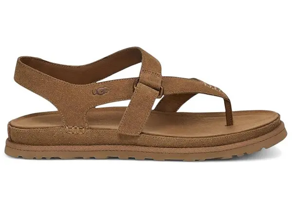 UGG Goldengaze Toe Post Sandal - Chestnut
