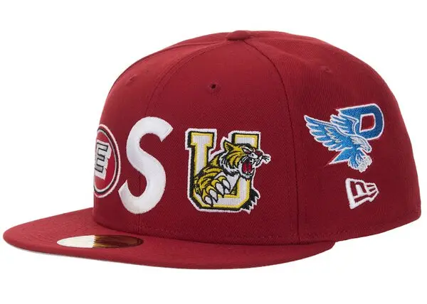 Supreme Mascots S Logo New Era 59fifty Fitted Cap - Red