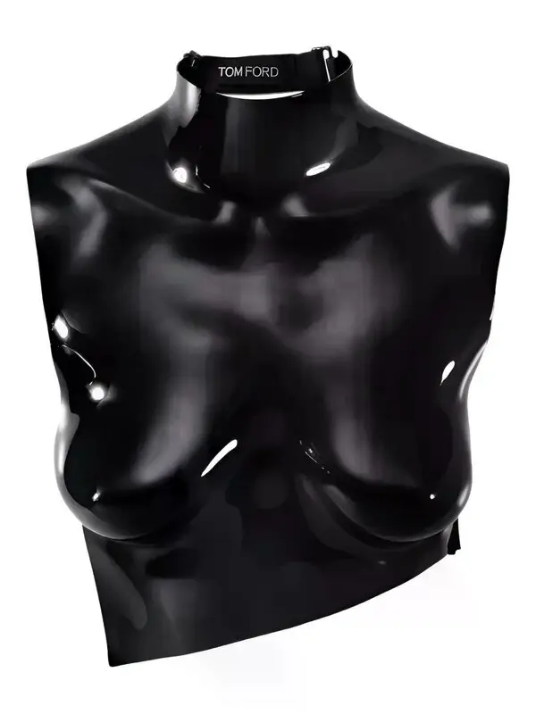 TOM FORD Lacquered Anatomical Breastplate Top