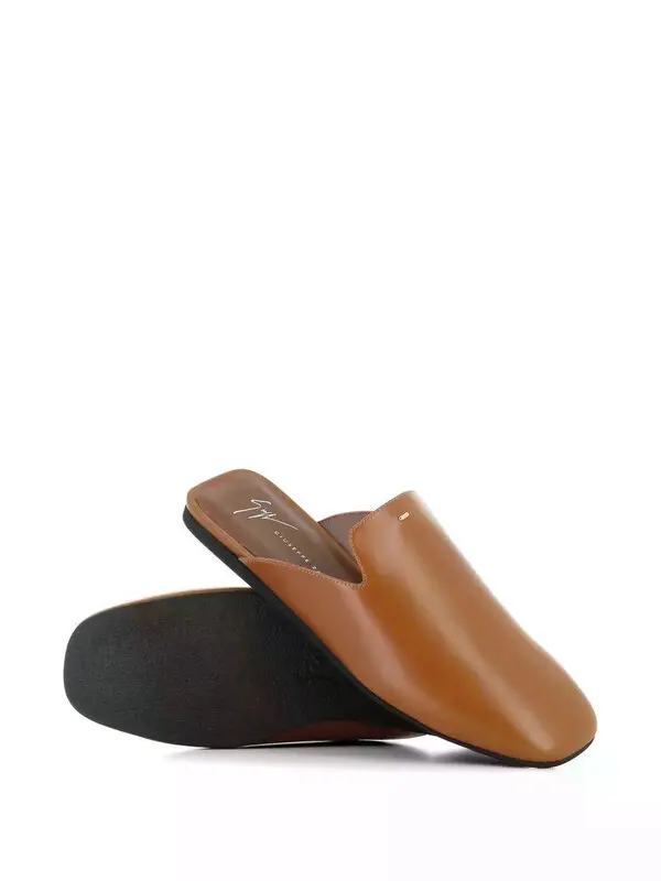 GIUSEPPE ZANOTTI Leather Mules