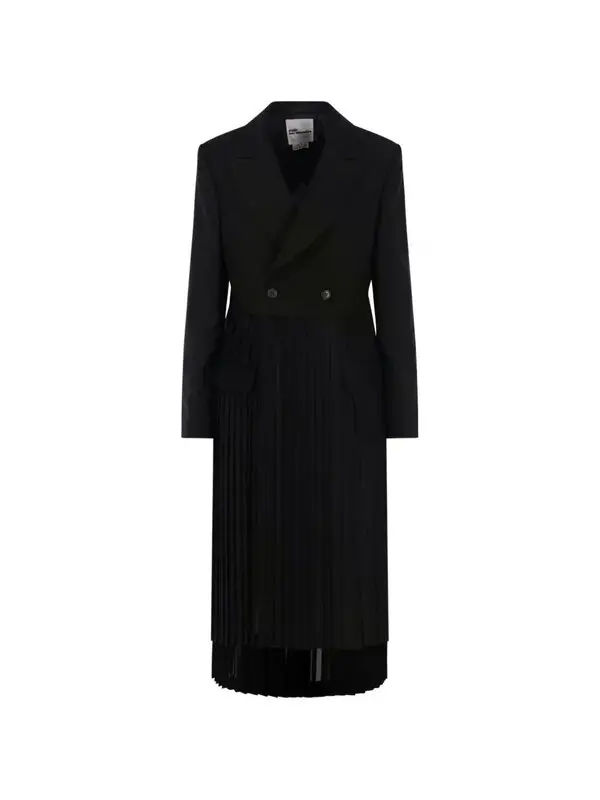 Comme Des Garçons Pleated Button Dress