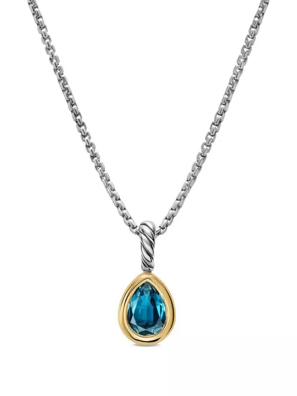 David Yurman Mini Pear Cut Amulet - Silver