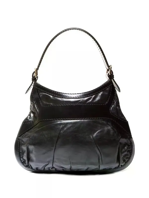 Gucci Queen Hobo Leather Shoulder Bag