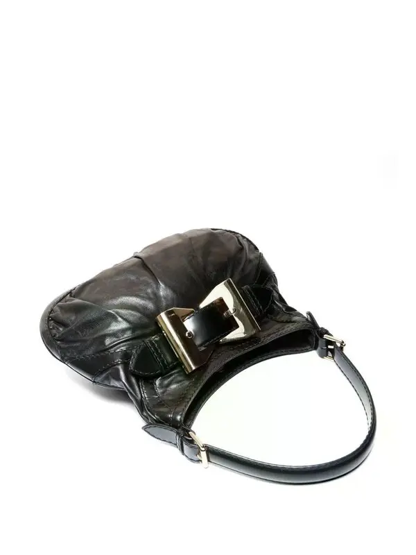 Gucci Queen Hobo Leather Shoulder Bag