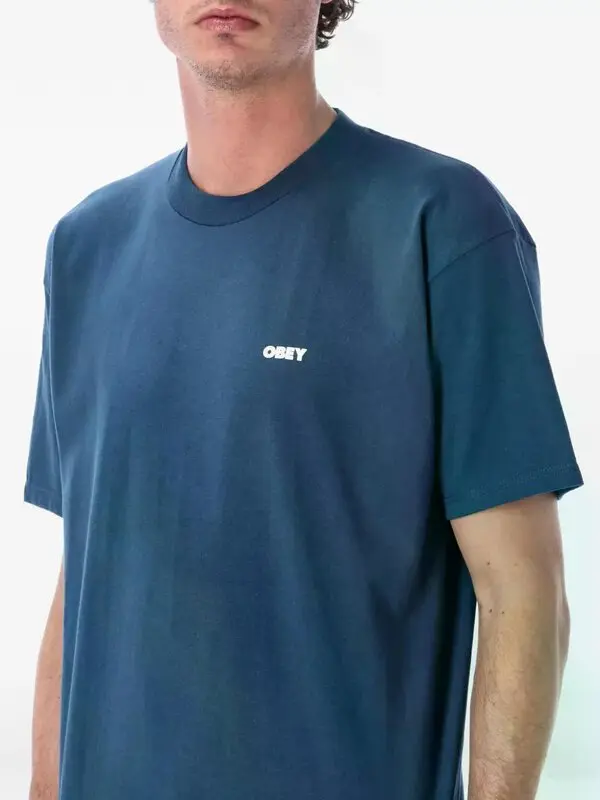 Obey Watching T-shirt - Blue