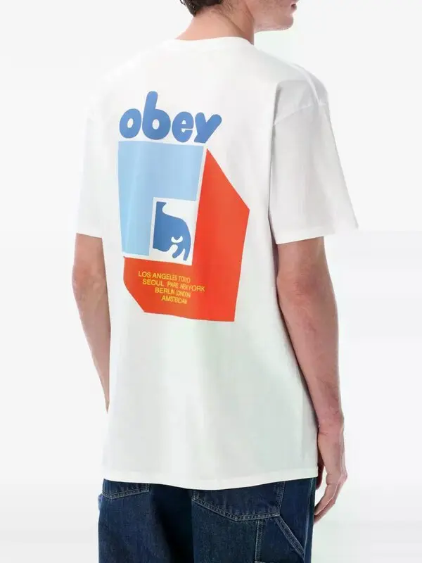 Obey Peep Hole T-shirt - White