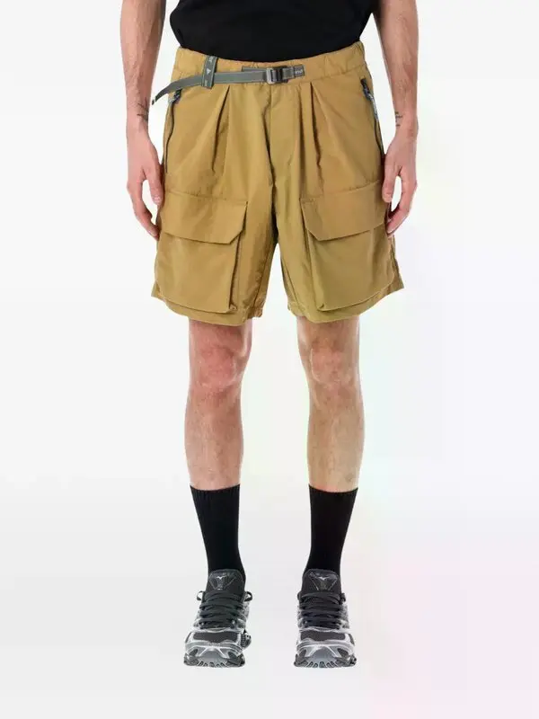 AND WANDER Twill Cargo Shorts - Neutrals