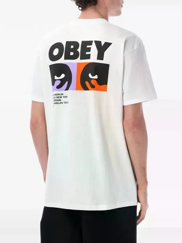 Obey Watching T-shirt - White