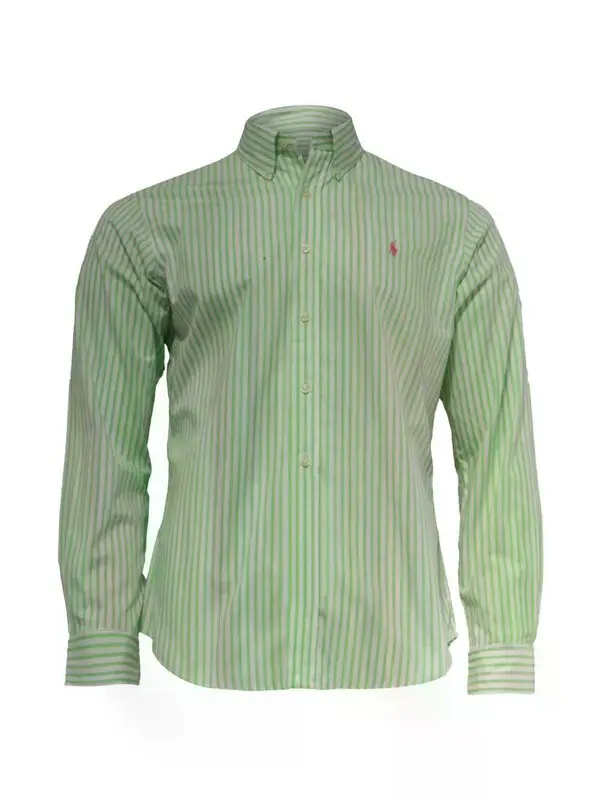 Ralph Lauren Striped Cotton Shirt - Green