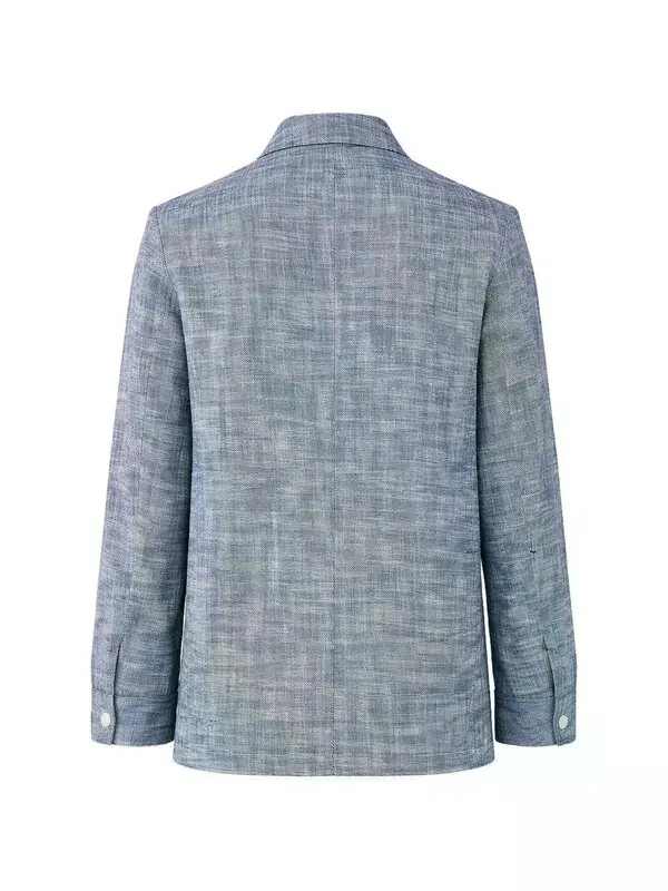 Officine Générale Sheldon Patch-pocket Cotton Overshirt