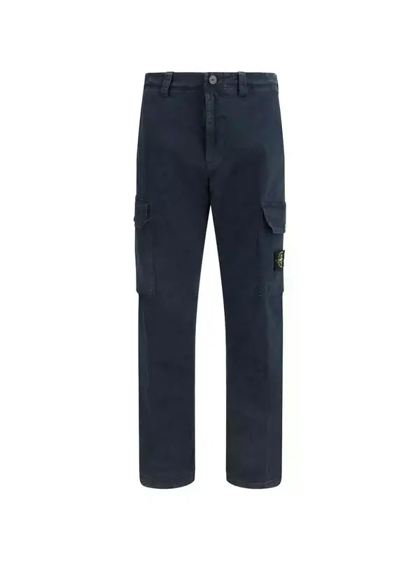 Stone Island Compass-badge Cargo Trousers - Blue