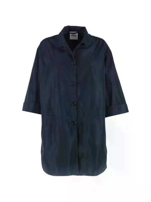 Aspesi Button-down Coat - Blue