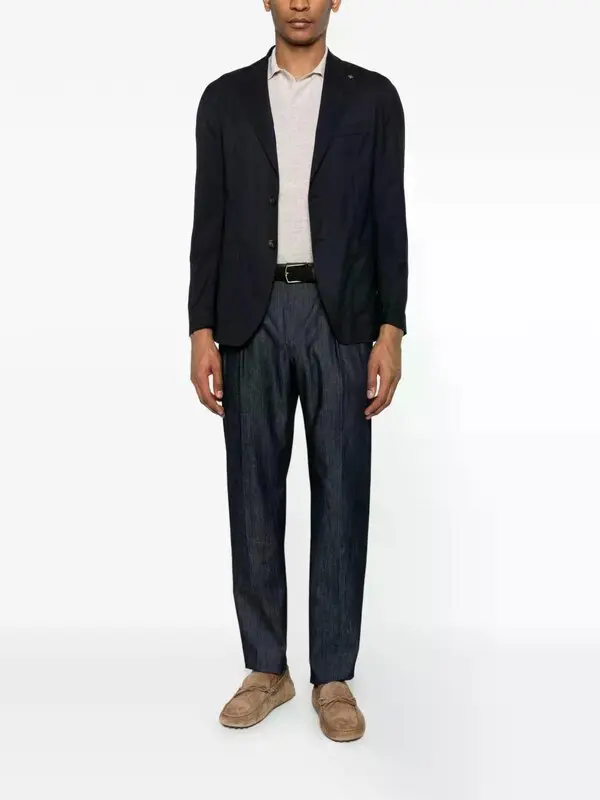 Tagliatore Single-breasted Jacket - Blue