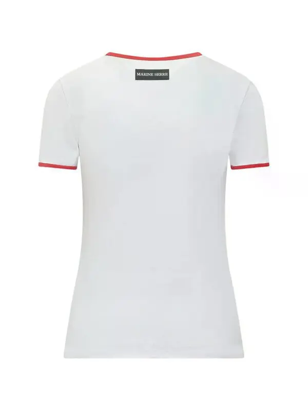 MARINE SERRE Crescent Jersey T-shirt