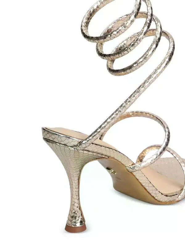 Lola Cruz Greta 95 Spiral Ankle Sandals