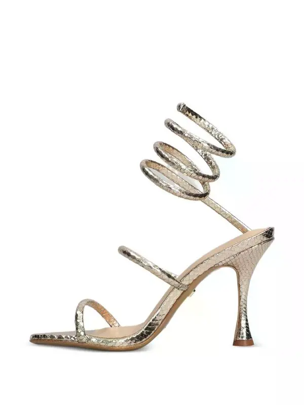 Lola Cruz Greta 95 Spiral Ankle Sandals