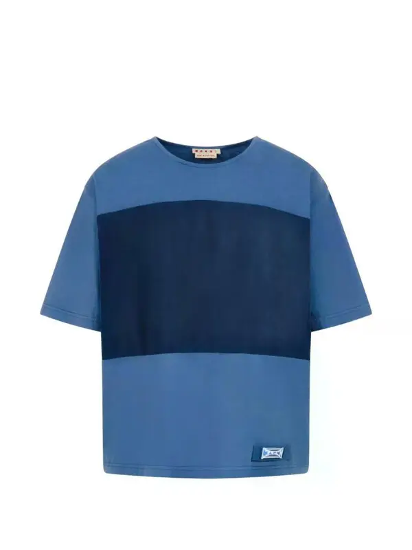 Marni Colour-blocked Logo T-shirt