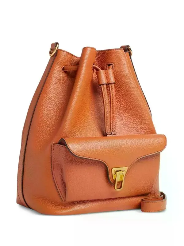 COCCINELLE Beat Generation Bucket Bag - Orange