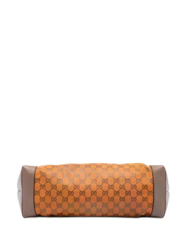 Gucci Gg Canvas Web Tote Bag