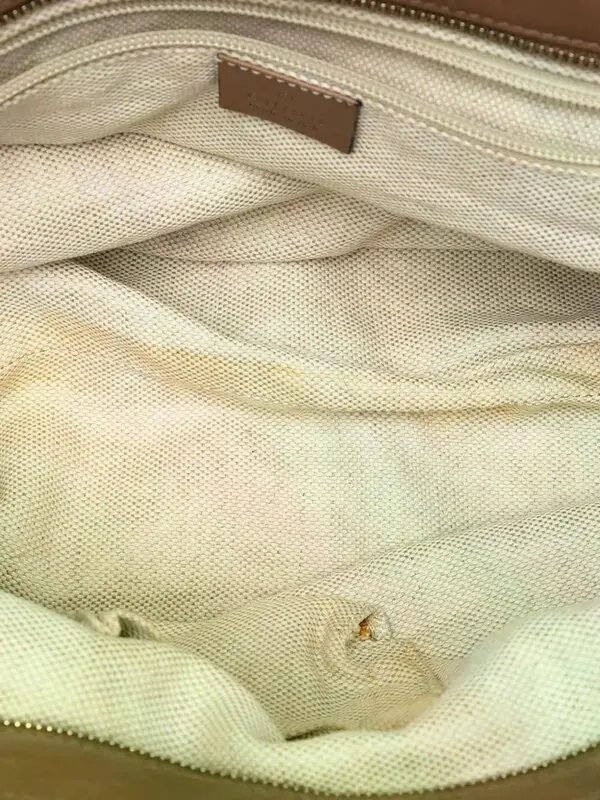 Gucci Gg Canvas Web Tote Bag